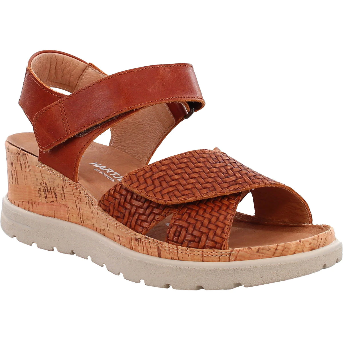 Hartjes Jazz Ecru Cognac | WOMEN`S SHOES – Comfort Plus Shoes & Footcare